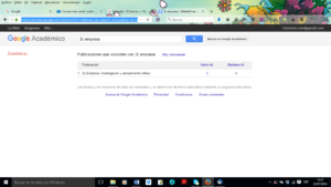 google scholar metrics - 3Ciencias