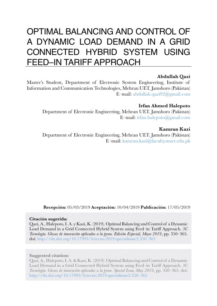 Optimal Balancing And Control Of A Dynamic Load Demand In A Grid Connected Hybrid System Using