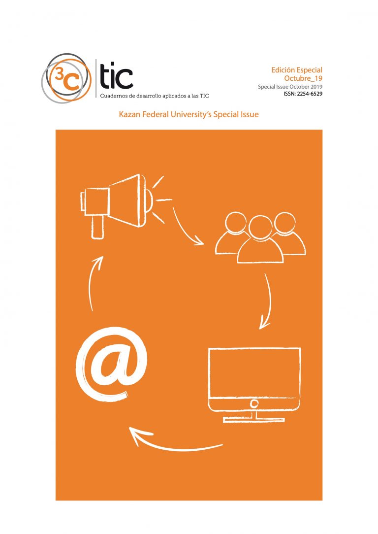 portada_revista_3C TIC Edicion especial oct 2019 - 3Ciencias