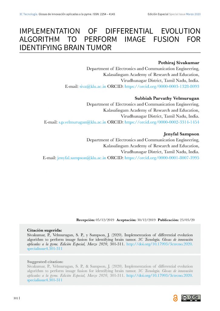 Implementation of differential evolution algorithm to perform image ...
